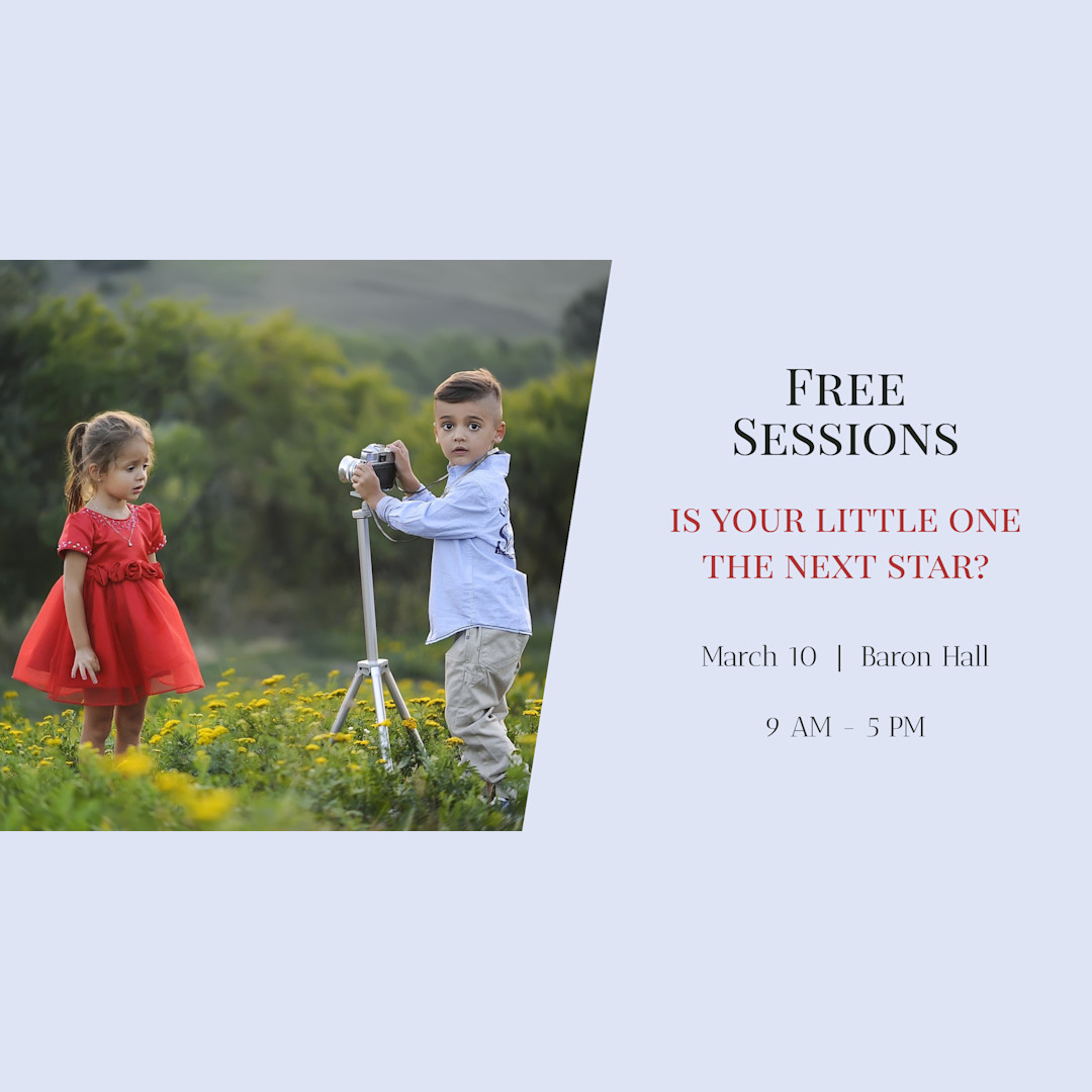 Free Photography Sessions for Children | Templates | Stencil