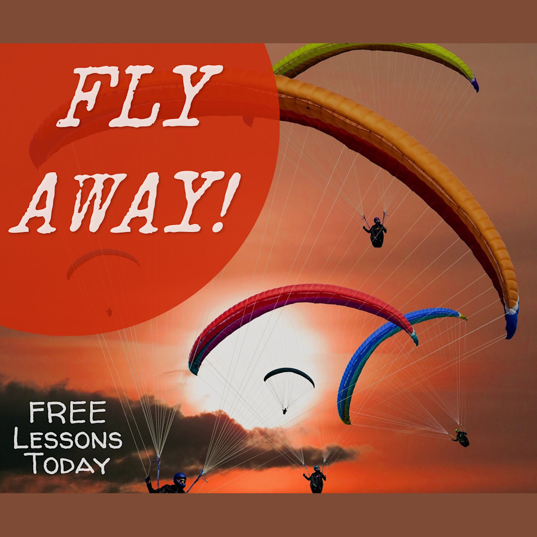 Free flying lessons | Templates | Stencil