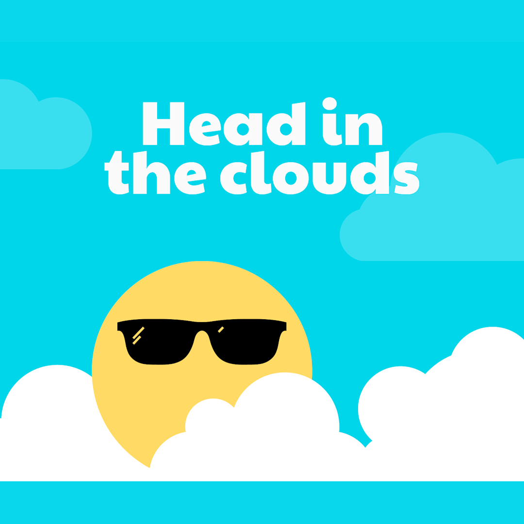 Head in the clouds | Templates | Stencil