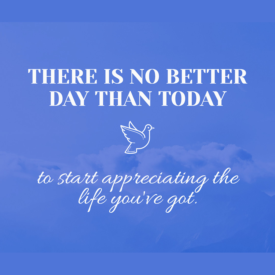 There is no better day than today | Templates | Stencil There is no better day than today | Templates | Stencil