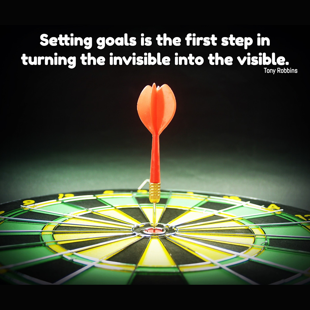 Goals are turning invisible into visible | Templates | Stencil
