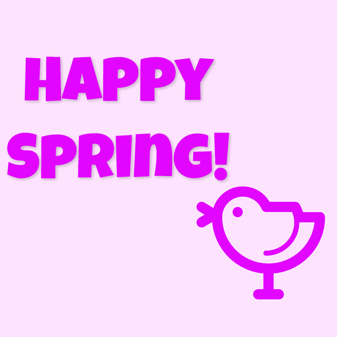 Happy Spring season | Templates | Stencil