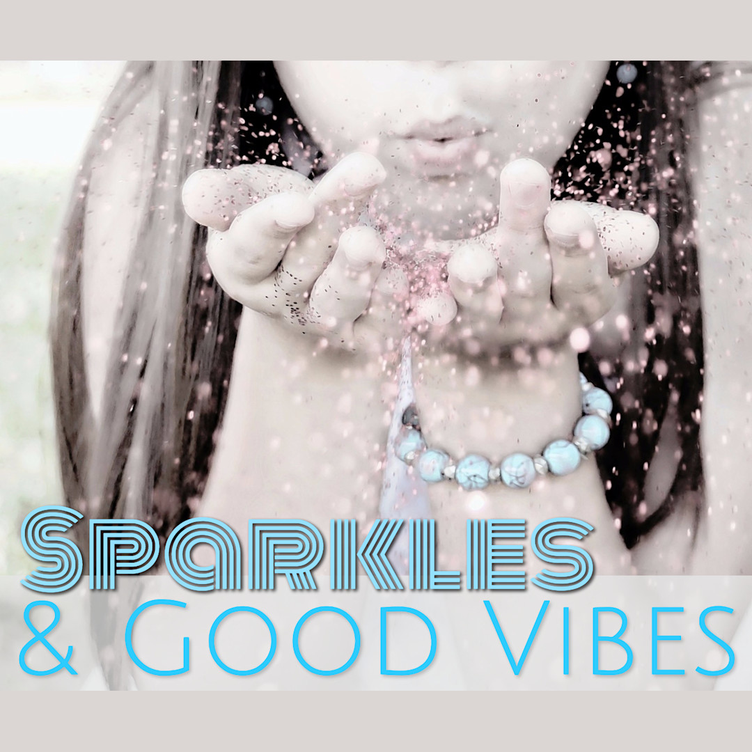 Sparkles & good vibes | Templates | Stencil