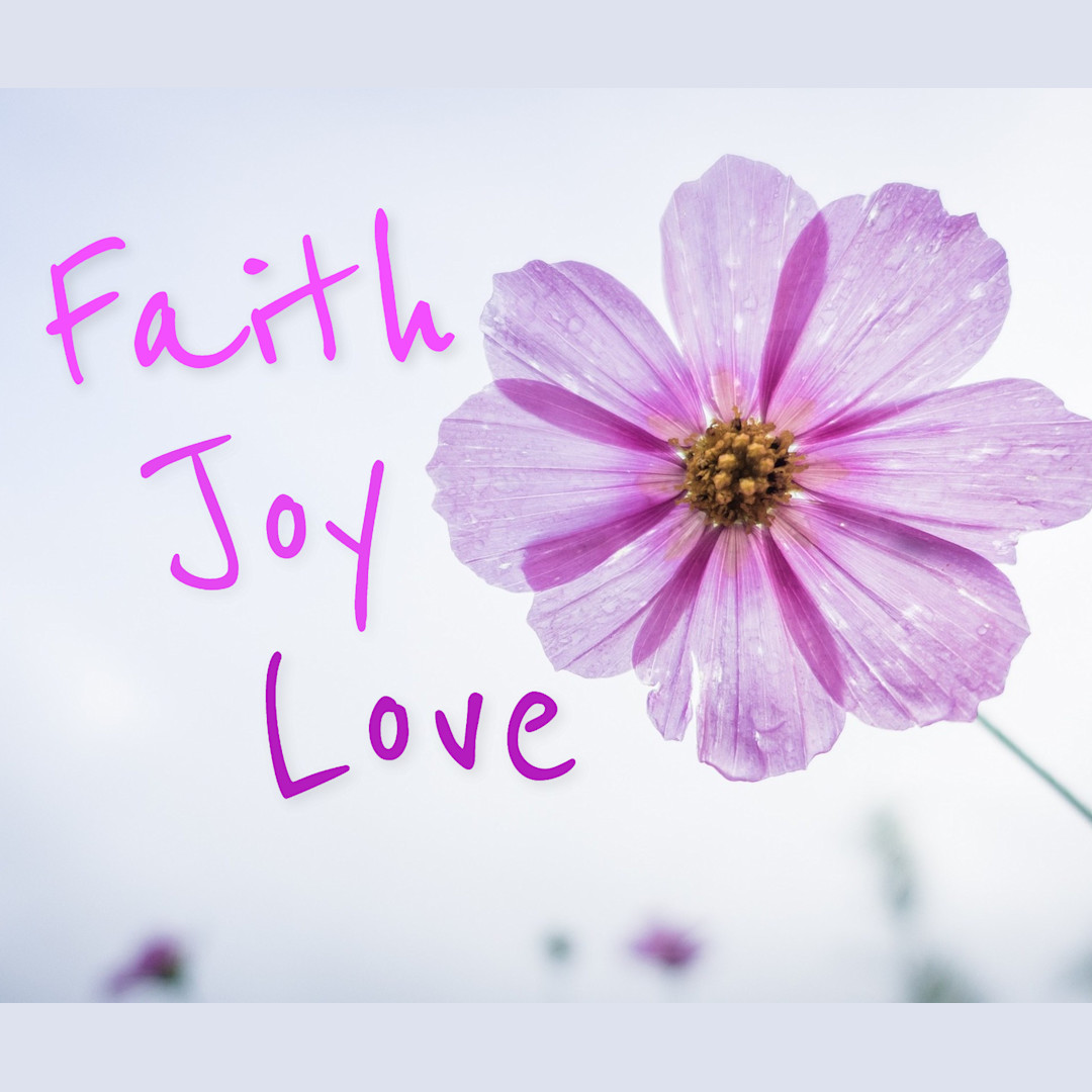 Faith joy and love | Templates | Stencil