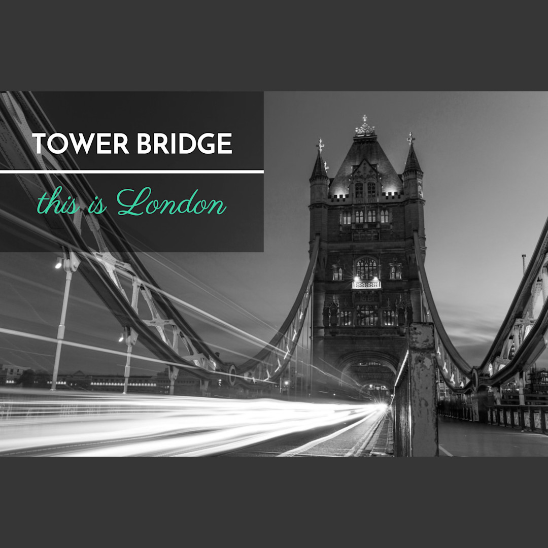 Tower bridge in London | Templates | Stencil