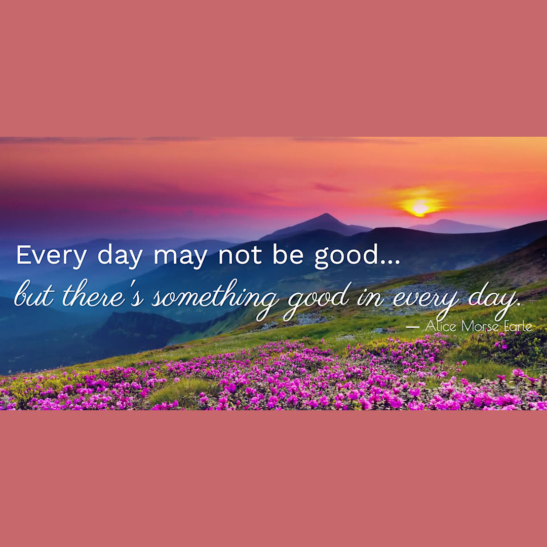 Every day may not be good | Templates | Stencil