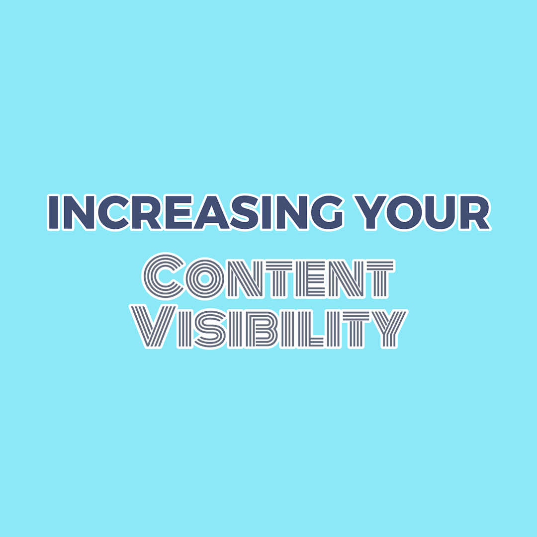Increasing your content visibility | Templates | Stencil