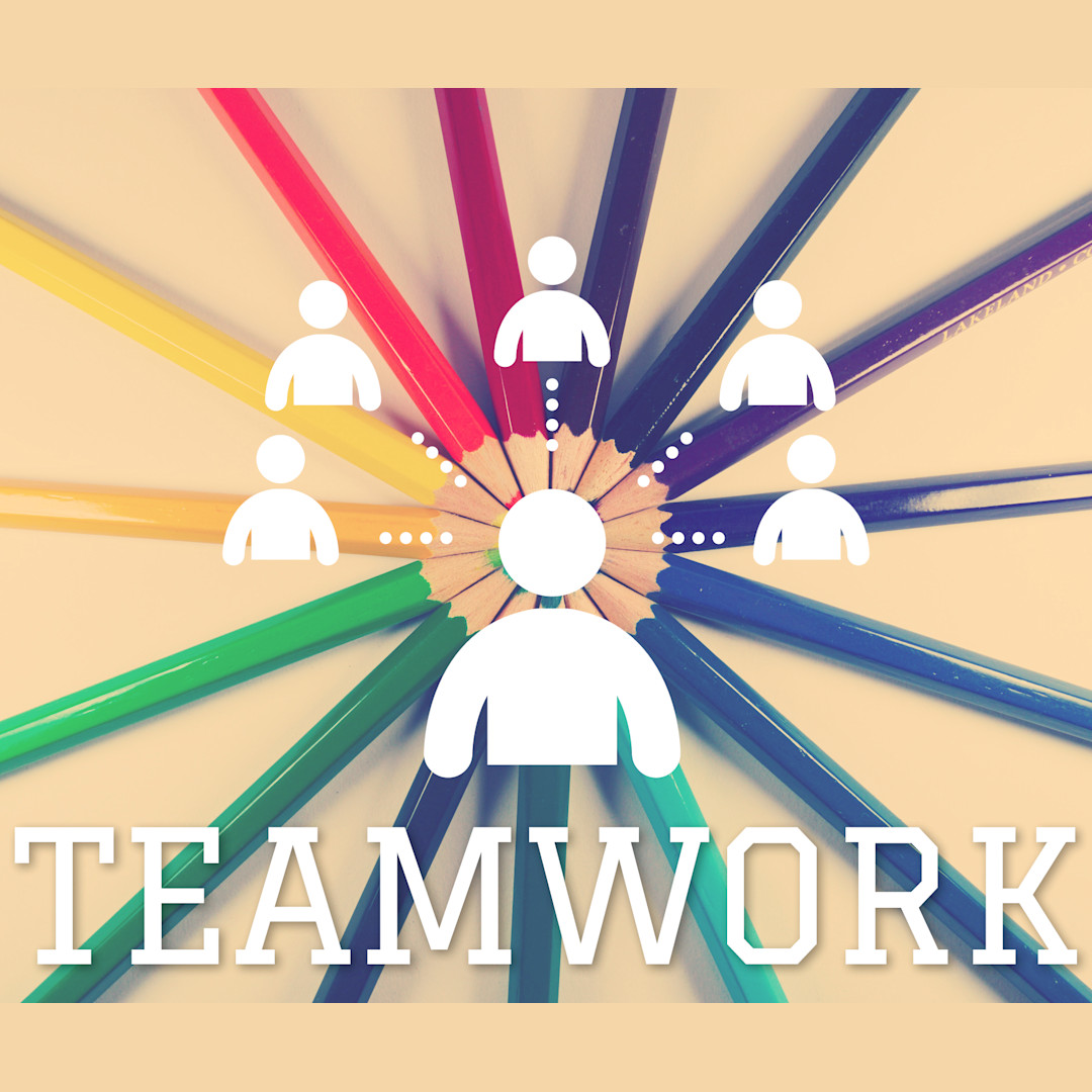 Teamwork is important | Templates | Stencil