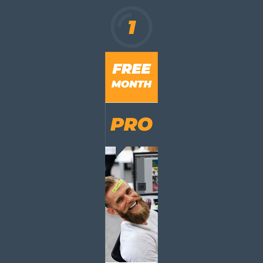 One free month pro | Templates | Stencil