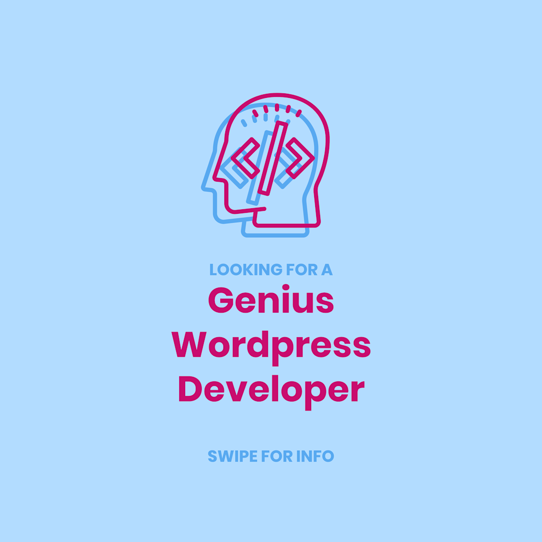 Looking for a Genius Wordpress Developer | Templates | Stencil